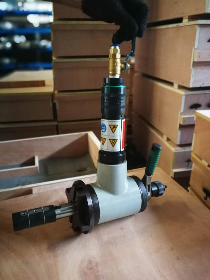 ISP -120 ISO Pneumatic Pipe Beveler , Pipe Beveling Chamfering Machine