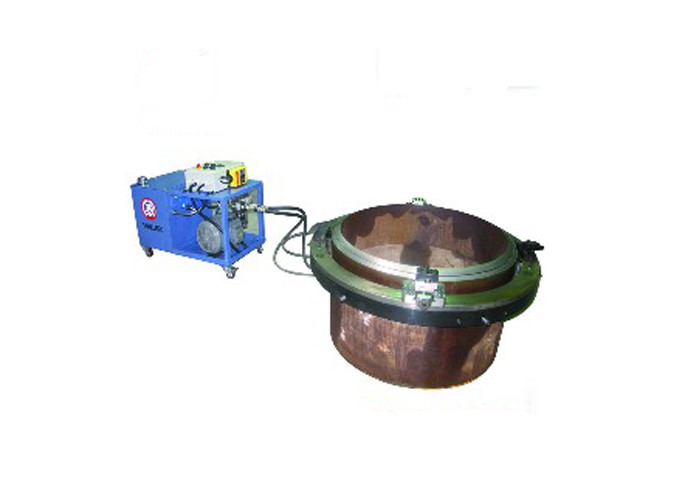 Split Frame Hydraulic Pipe Cutting And Beveling Machine , Clamshell ...